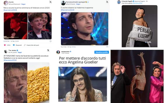 Sanremo 2024, i meme più divertenti sulla finale del Festival. FOTO ...