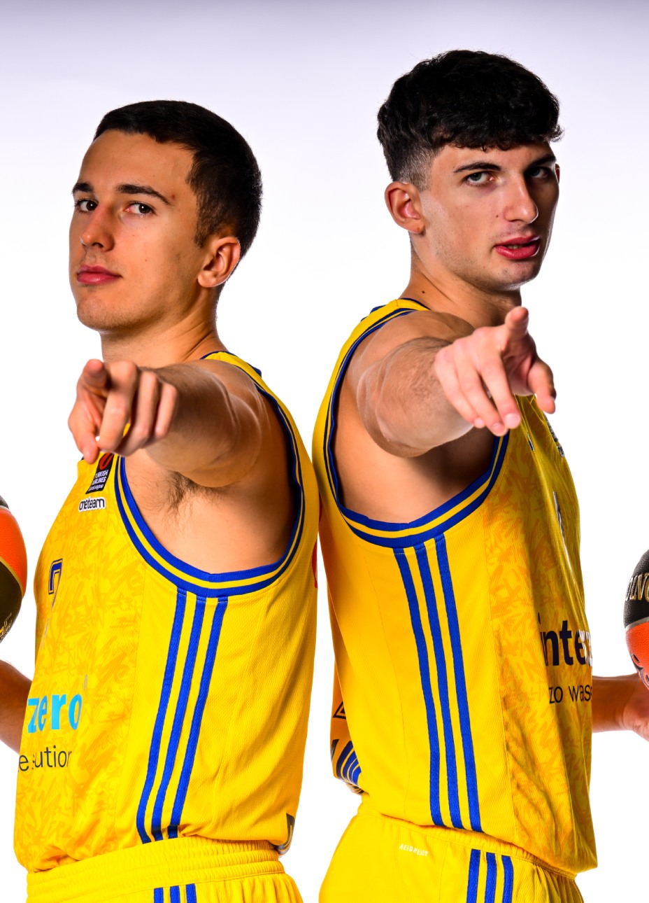 Procida e Spagnolo, 'Fratelli del basket'... Anche se con canotte ...