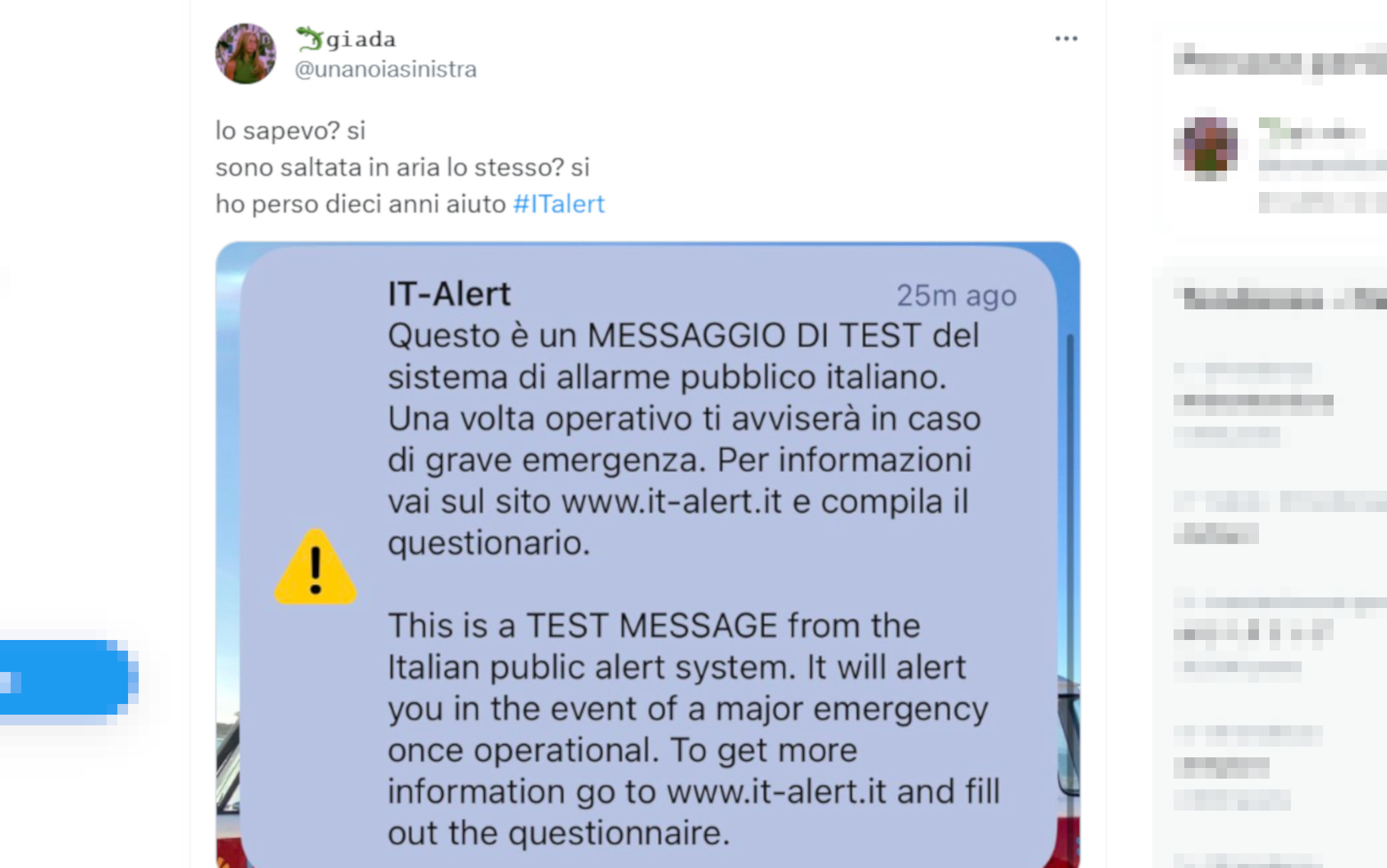 It-Alert, i meme più divertenti dopo la ricezione del messaggio di ...