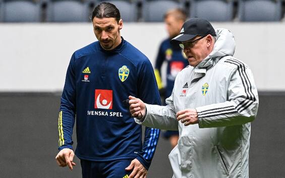 Ibra, solo 15' di allenamento con la Svezia: le news sull'attaccante ...