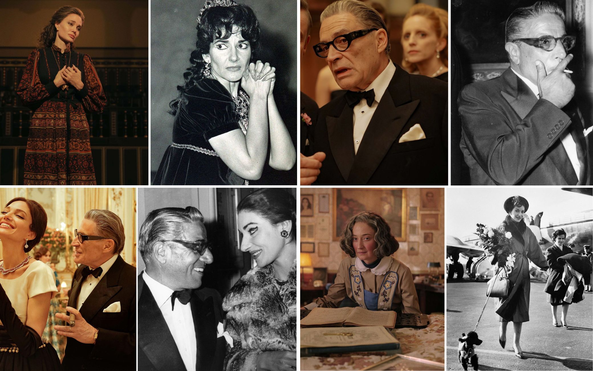 Il cast del film Maria, in cui Angelina Jolie interpreta la Callas: il ...