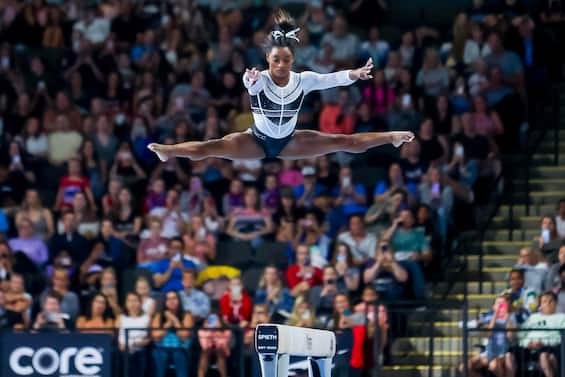 Simone Biles, ritorno leggendario della ginnasta dopo 2 anni di stop ...