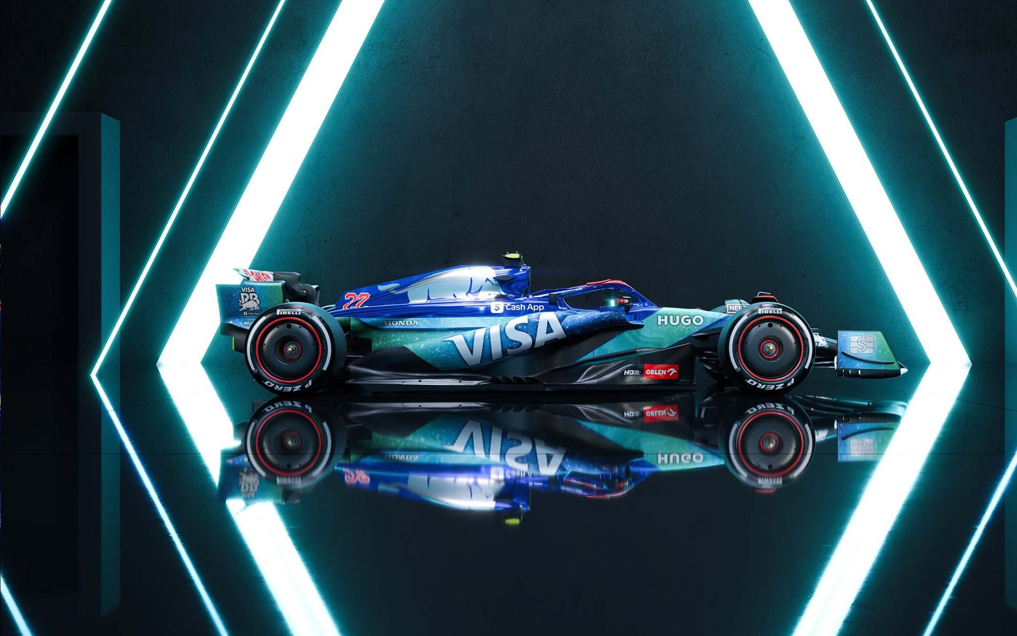 F1, Racing Bulls: ecco la nuova livrea 'glitterata' per il GP di Las ...