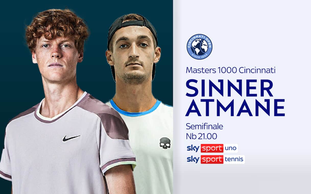 Atp Cincinnati 2025, il programma di oggi: partite e orari | Sky Sport