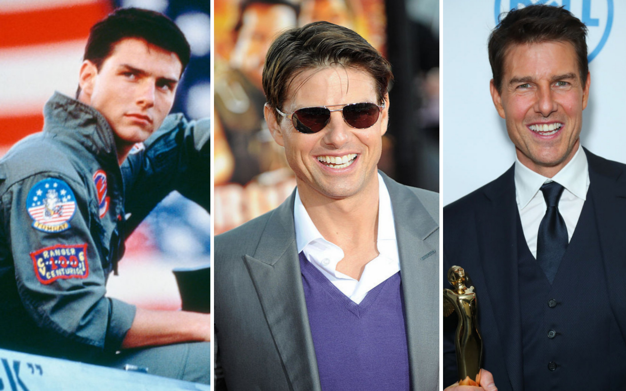 Tom Cruise si è rifatto? Le foto dell'attore, da Top Gun alla partita ...