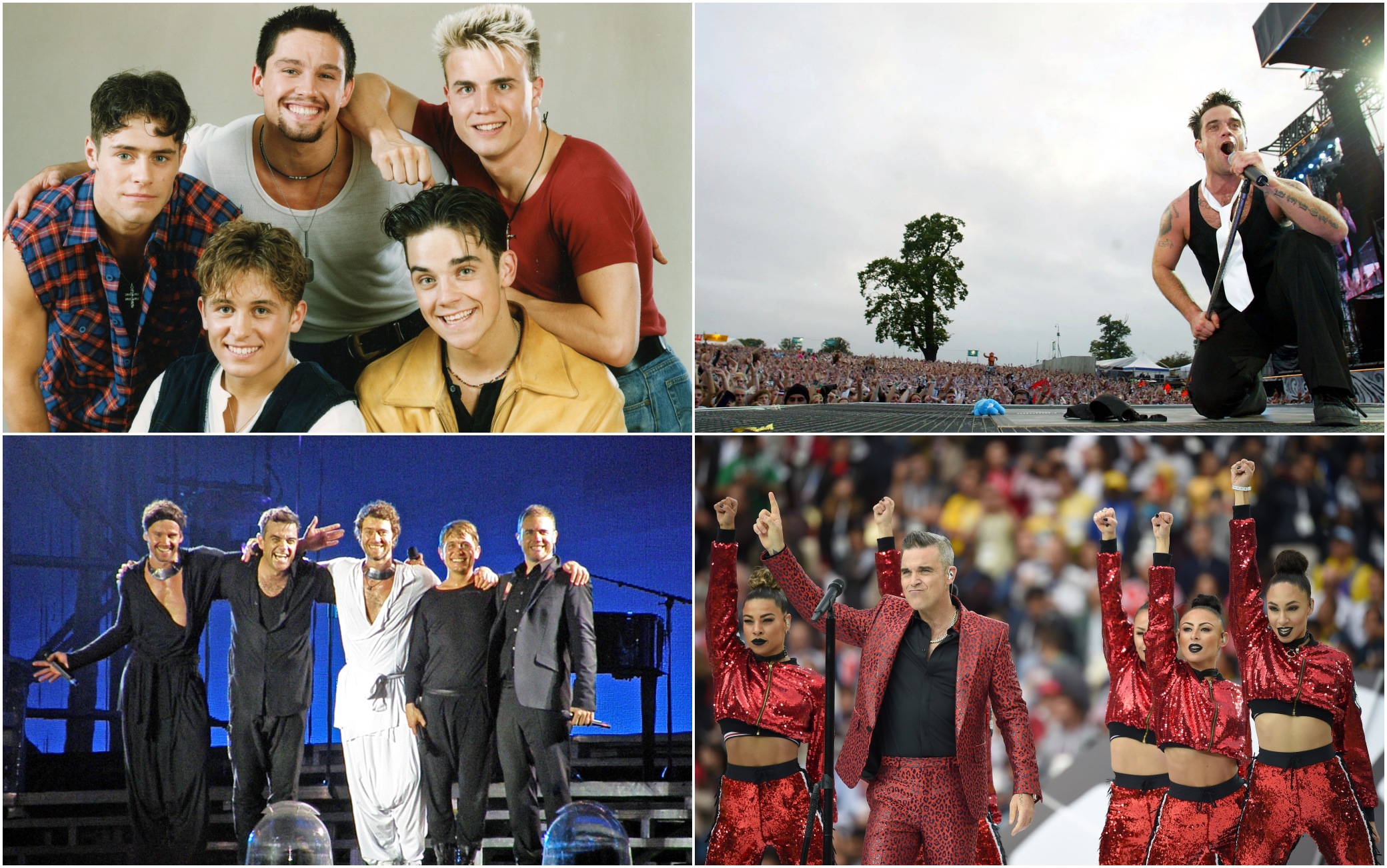 Robbie Williams compie 50 anni, dai Take That a oggi: tutti i suoi ...