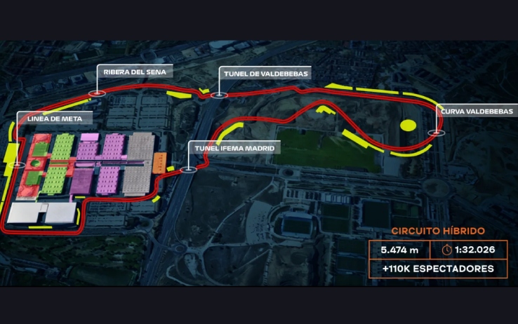 F1, GP Madrid: come sarà il circuito cittadino che vedremo dal Mondiale ...
