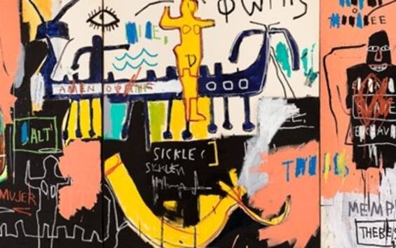 Basquiat dello stilista Valentino venduto all'asta di Christie's per 45 milioni di dollari| SkyTG24