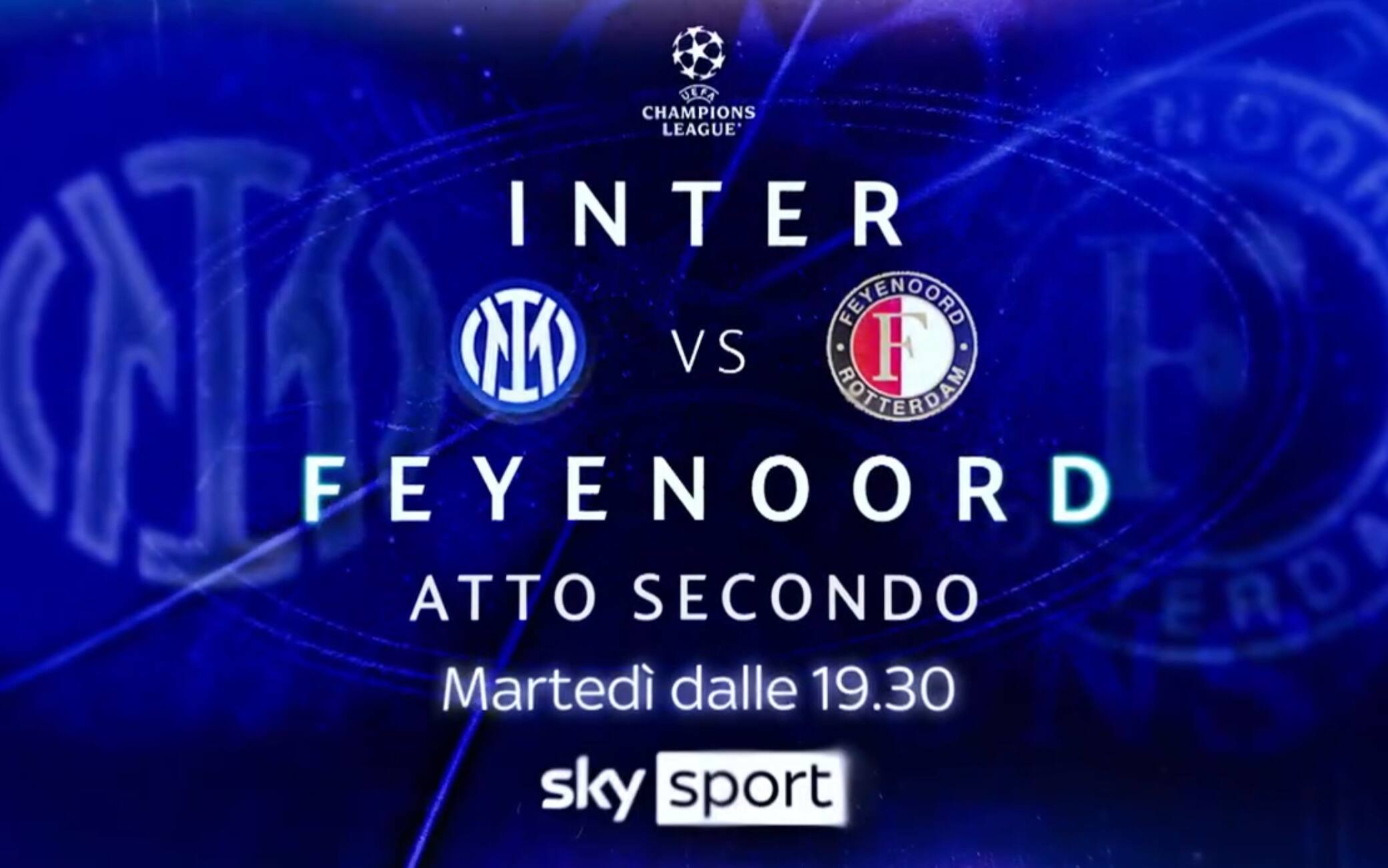 Inter Feyenoord in tv e streaming: dove vedere gli ottavi di Champions | Sky Sport