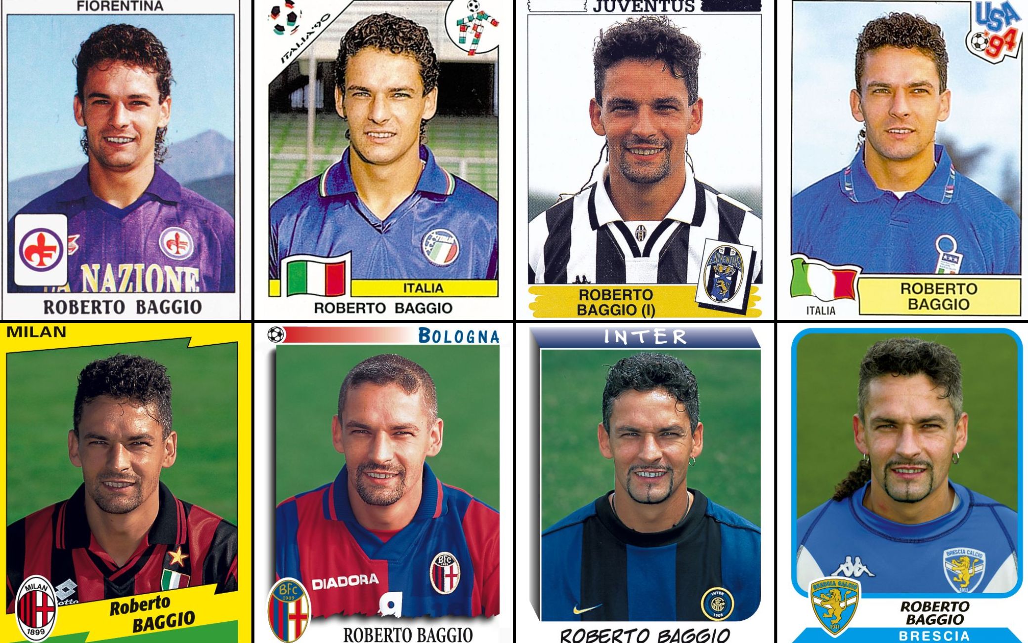 Roberto Baggio, la carriera e le figurine | Sky Sport