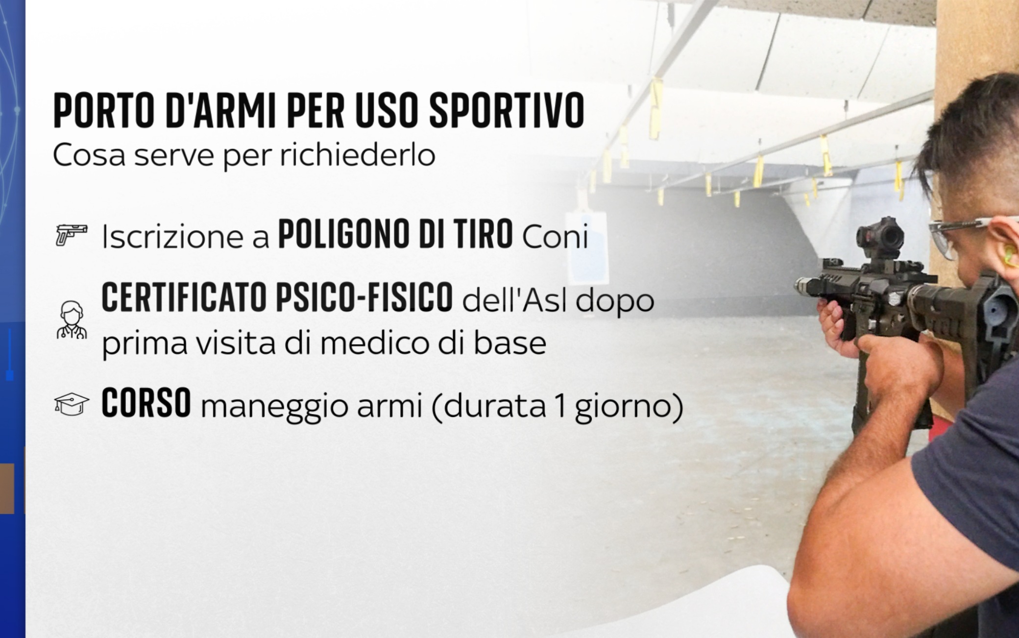 Porto d'armi in Italia, quanti possiedono una licenza? I dati | Sky TG24