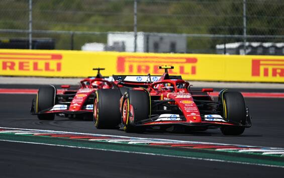 F1, il duello tra le Ferrari di Sainz e Leclerc nella Sprint di Austin ...