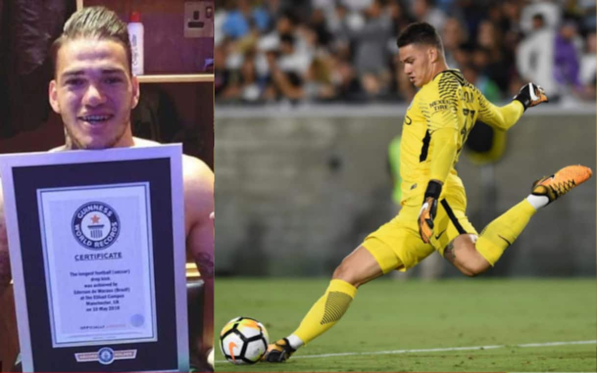 Manchester City, Ederson nel Guinness dei primati per il rinvio più ...