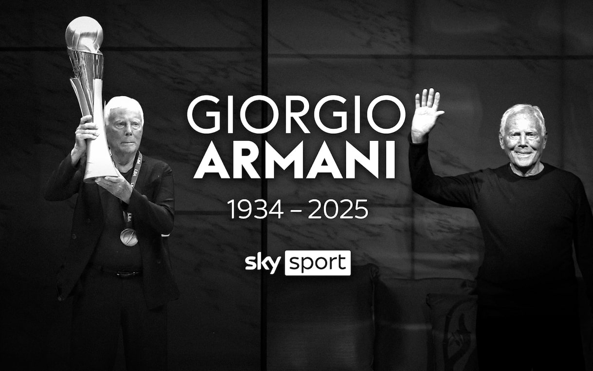Morte Giorgio Armani, le news in diretta live | Sky Sport
