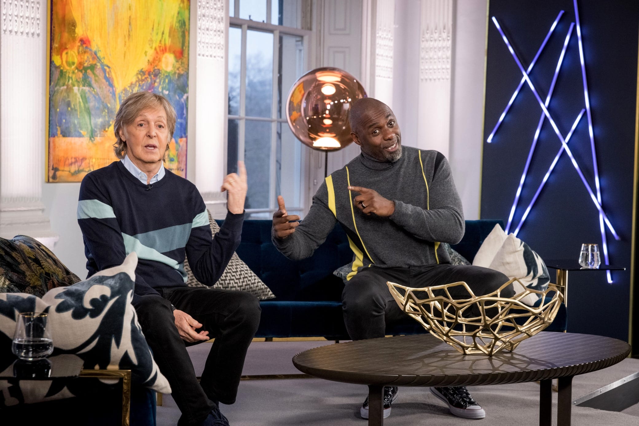Idris Elba a tu per tu con Paul McCartney | Sky Arte