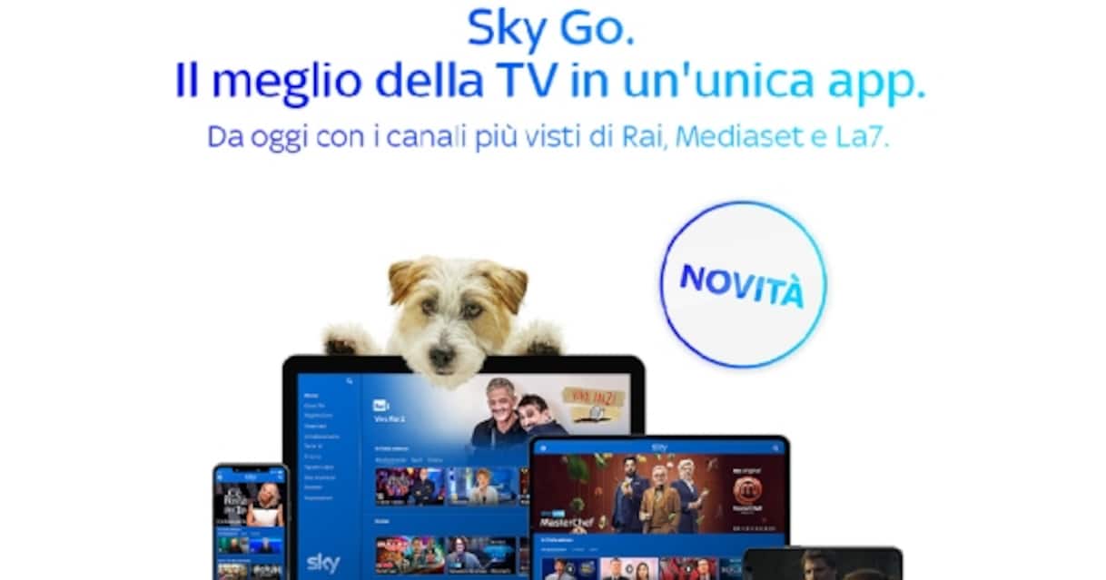 Rai, Mediaset e La7, i canali generalisti su Sky Go in live streaming ...