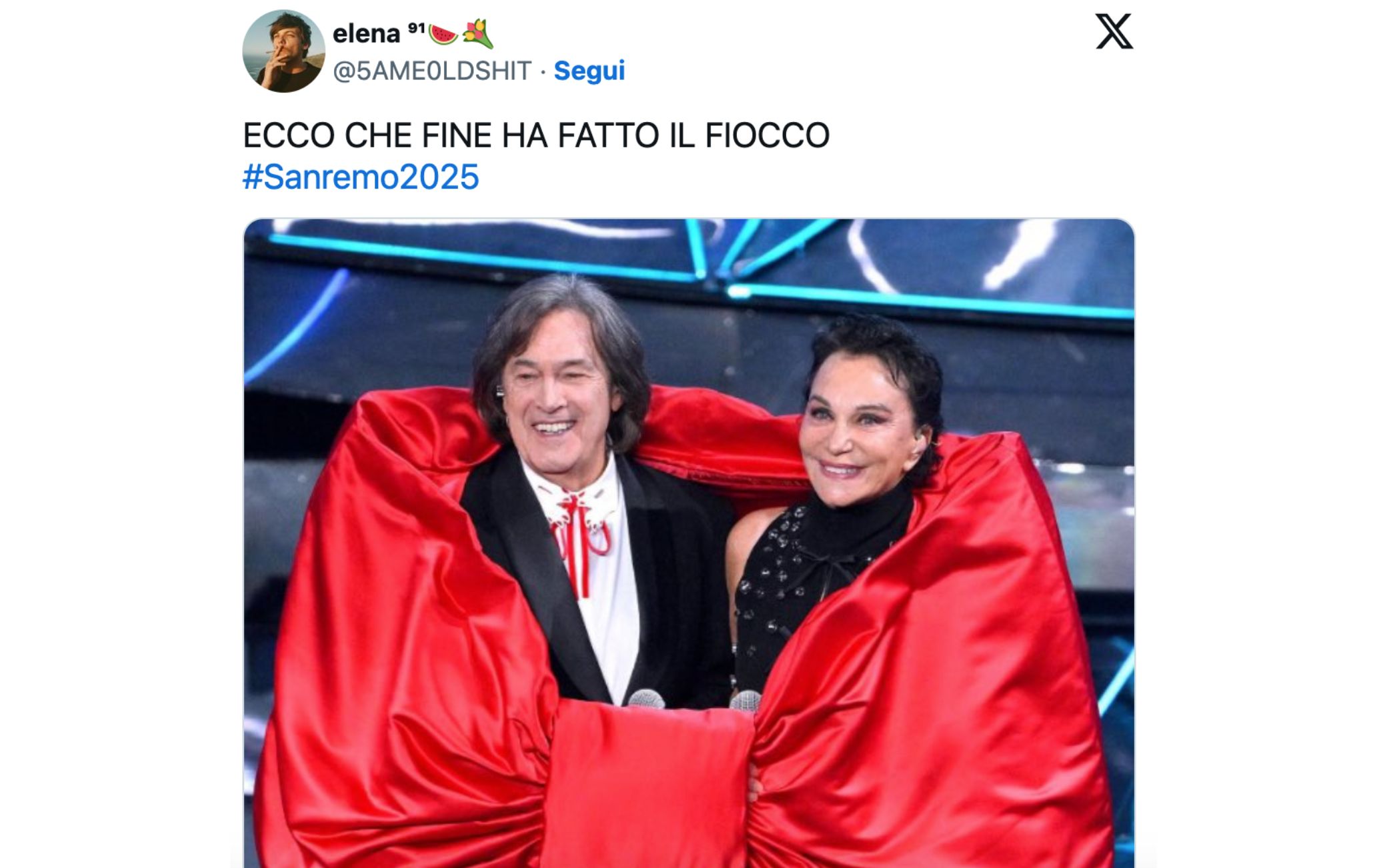 Sanremo 2025, i meme più divertenti sulla seconda serata del Festival ...