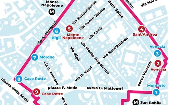 Milano, al via i divieti per la Ztl del Quadrilatero della Moda: mappa ...