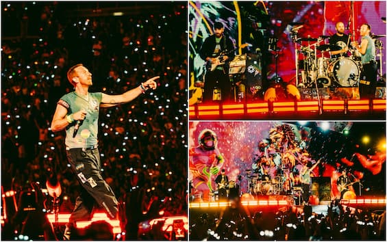 Coldplay, il primo concerto a Roma è una festa di colori e suoni. FOTO ...