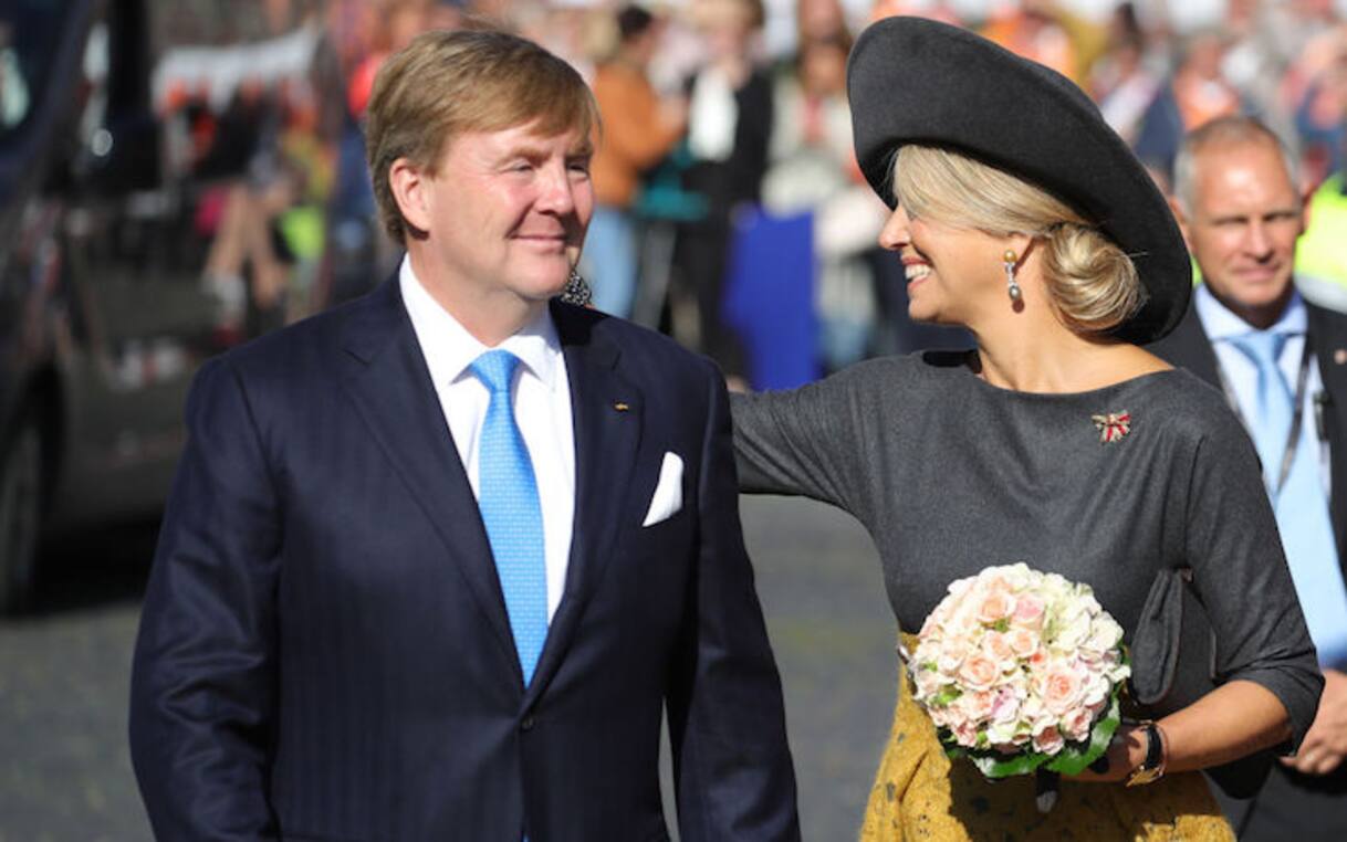 I reali d'Olanda in visita in Germania. FOTO | Sky TG24