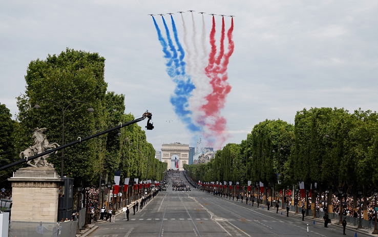 Francia, la parata del 14 luglio per la festa che ricorda la presa ...