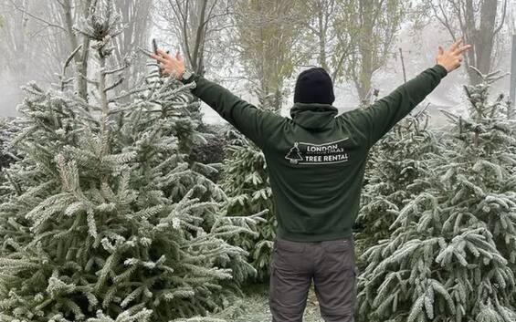 Jonathan Mearns, l'ex poliziotto che affitta alberi di Natale a Londra ...