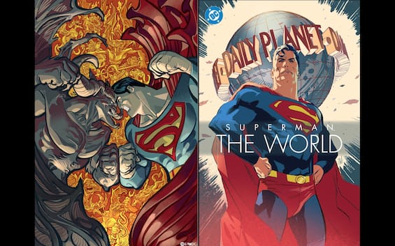 Superman: Inferno, Nucci e Celoni portano l'Uomo d'acciaio a Firenze. Le prime tavole | Sky TG24