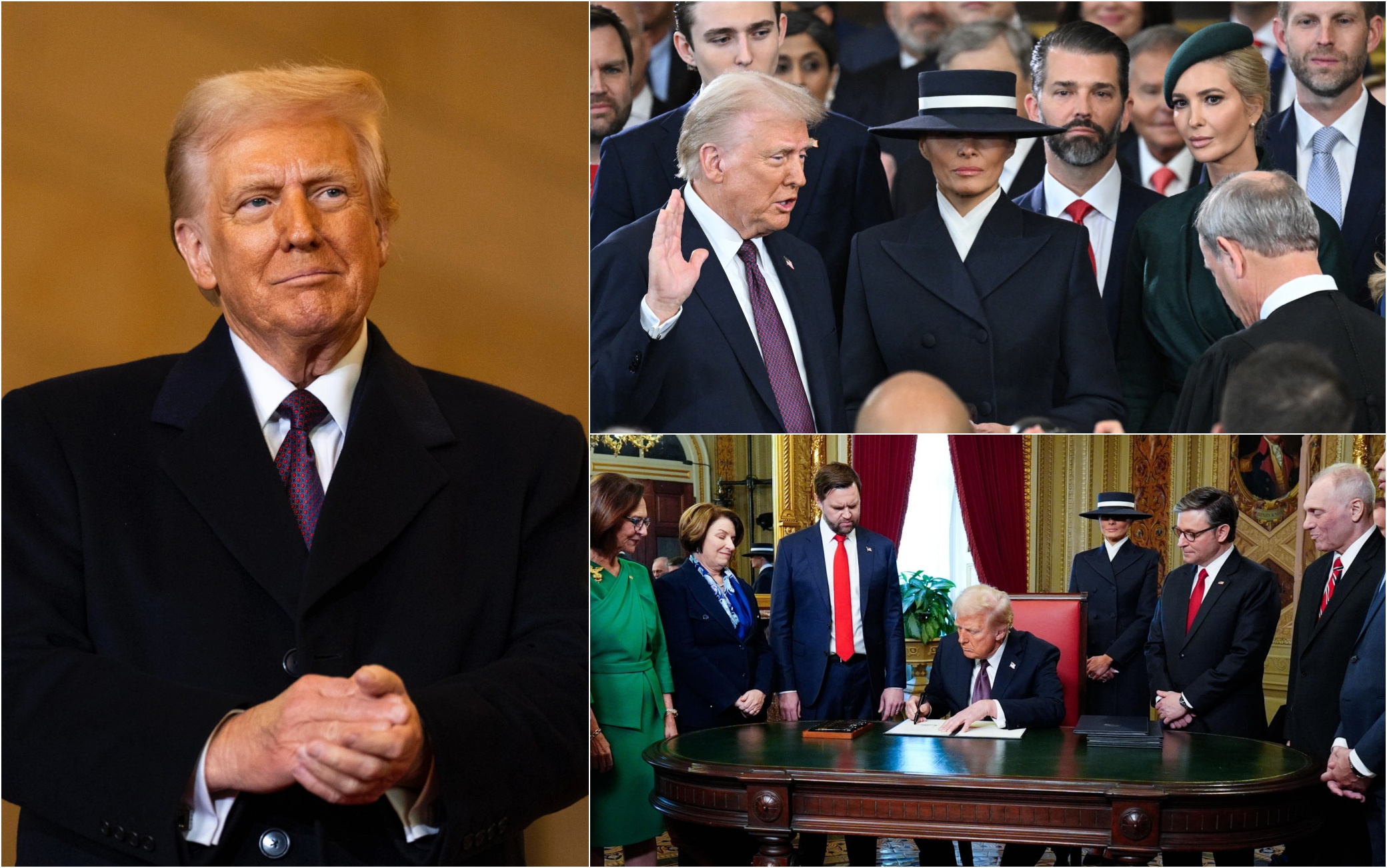 Insediamento Trump, Inauguration Day 2025 del presidente Usa. FOTO | Sky TG24