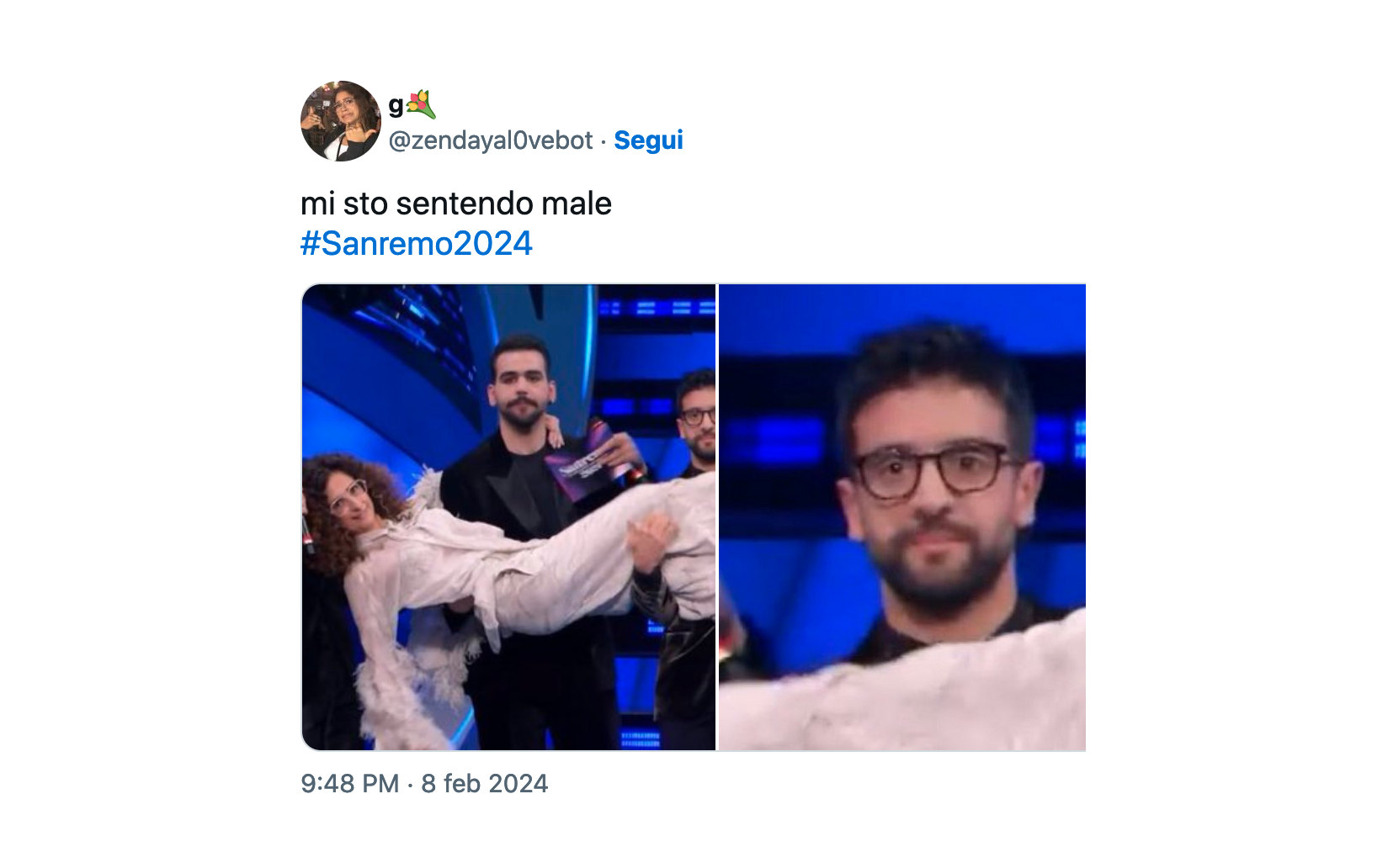 Sanremo 2024, i meme più divertenti sulla terza serata del Festival ...