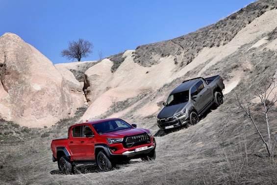 Toyota Hilux 2025, il test drive del pick-up in Cappadocia. Foto | Sky TG24