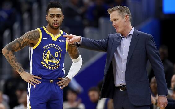 NBA, Steve Kerr: “D’Angelo Russell si adattava male a noi. Wiggins? Non ...
