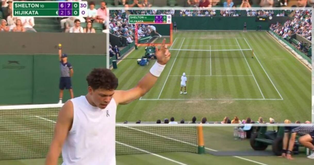 Wimbledon, Shelton show: finisce fuori dal campo, ma vince il punto ...