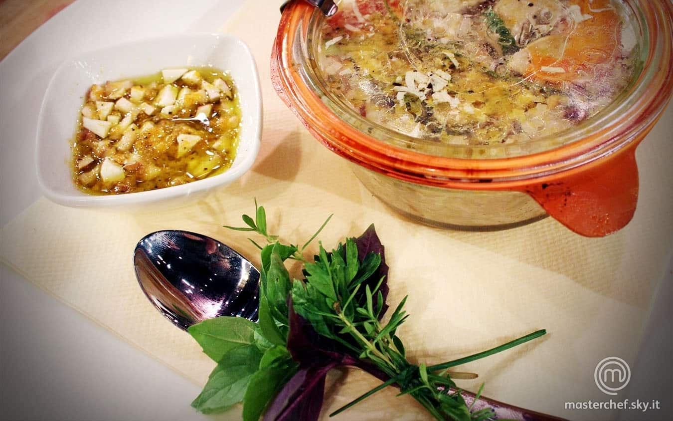 Masterchef: Riso di mare ai mille profumi con battuto di funghi e ...