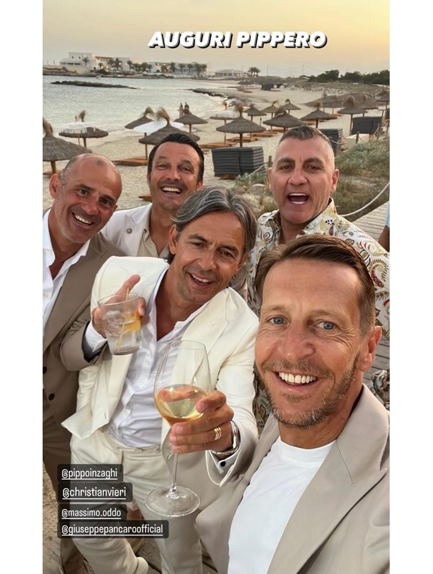 Pippo Inzaghi sposa Angela Robusti a Formentera: i vip al matrimonio ...