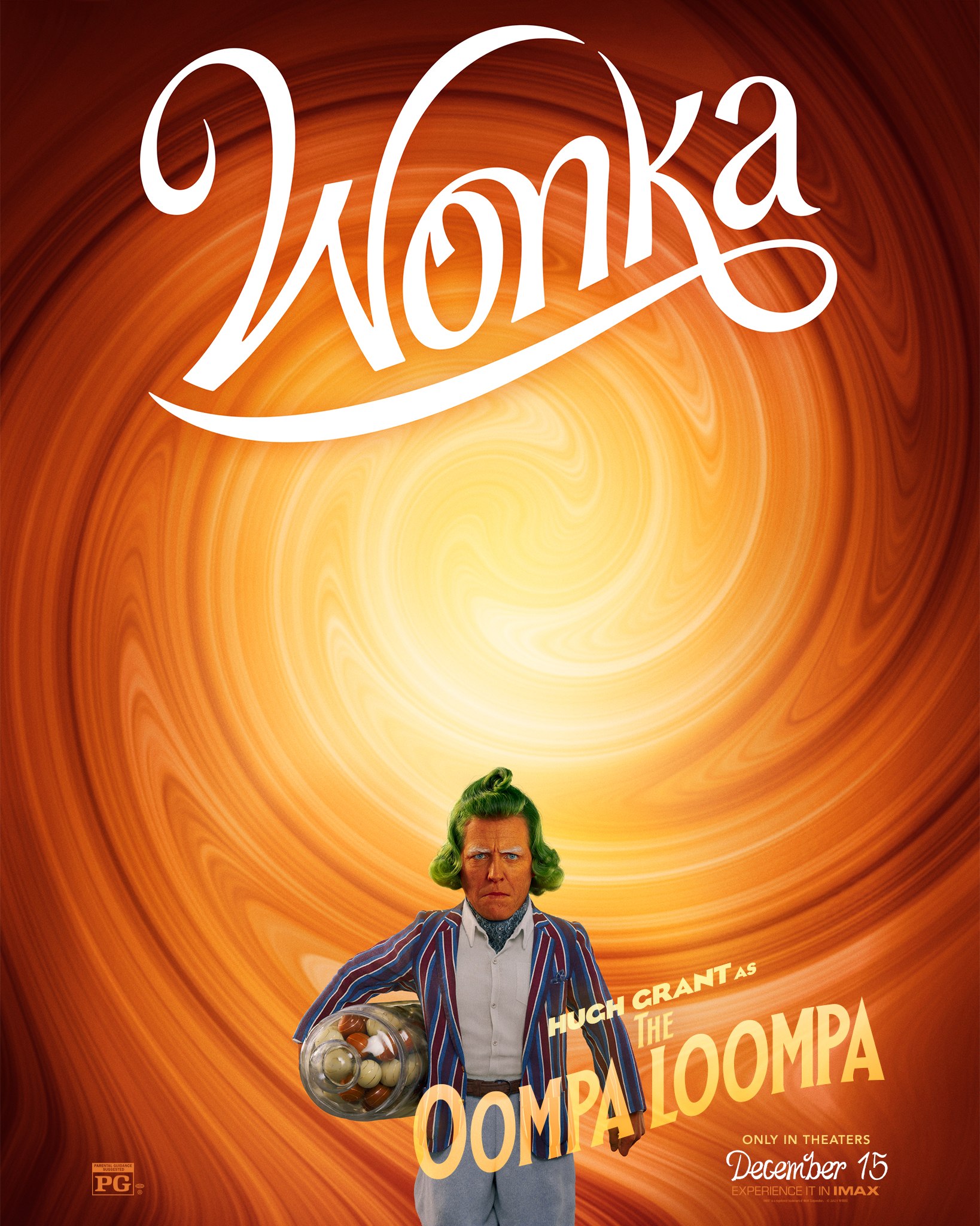Wonka, i poster del film con Timothée Chalamet