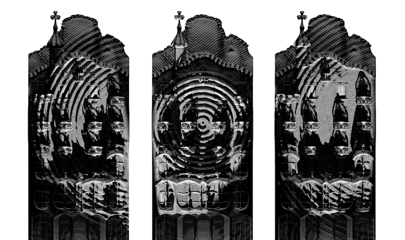 Una spettacolare installazione trasforma la facciata esterna di Casa ...