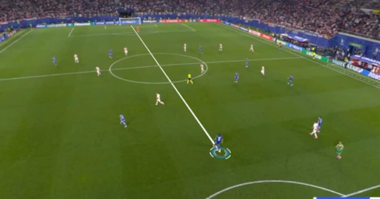 Calafiori, l’incredibile assist per il gol di Zaccagni in Croazia ...