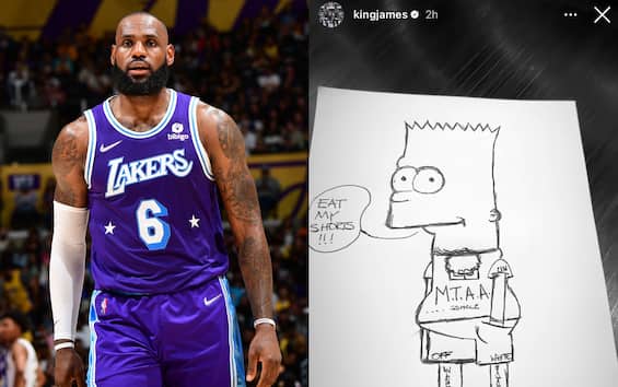 NBA: LeBron James si dedica al disegno e lo pubblica via Instagram, con ...