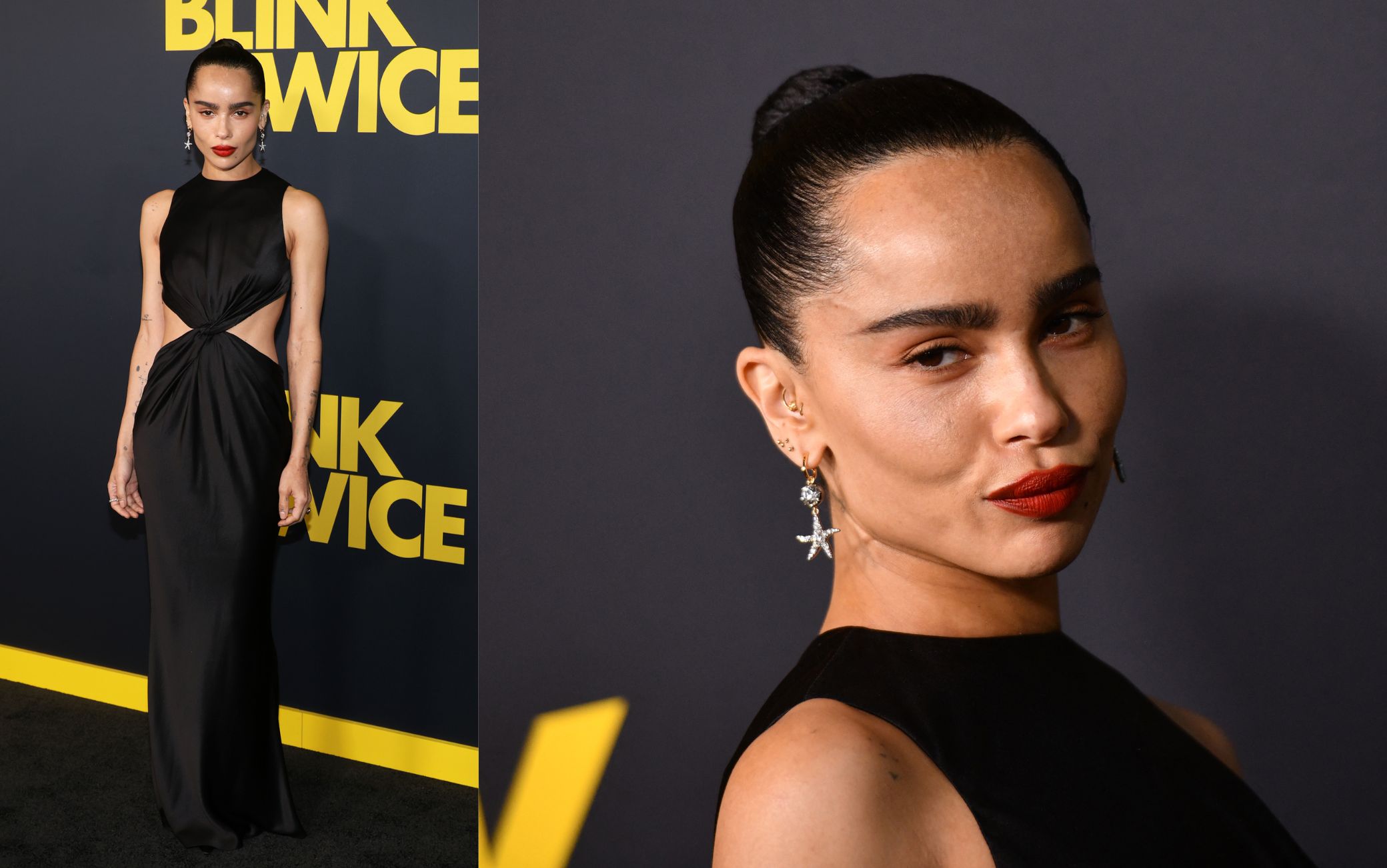 Blink Twice, Zoë Kravitz e Channing Tatum col resto del cast alla ...