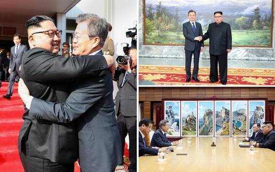 Coree, nuovo incontro tra Kim e Moon al confine | Sky TG24