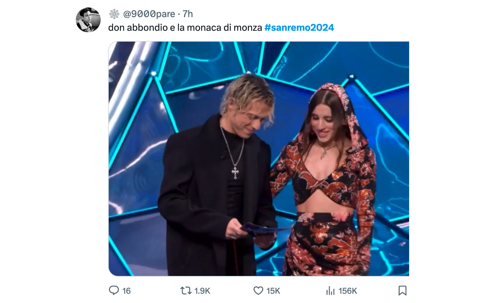 Sanremo 2024, i meme più divertenti sulla terza serata del Festival ...
