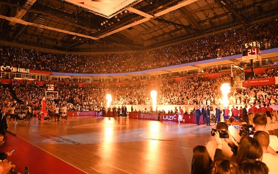 Eurolega, Stella Rossa-Partizan: il tifo della Stark Arena è assordante ...