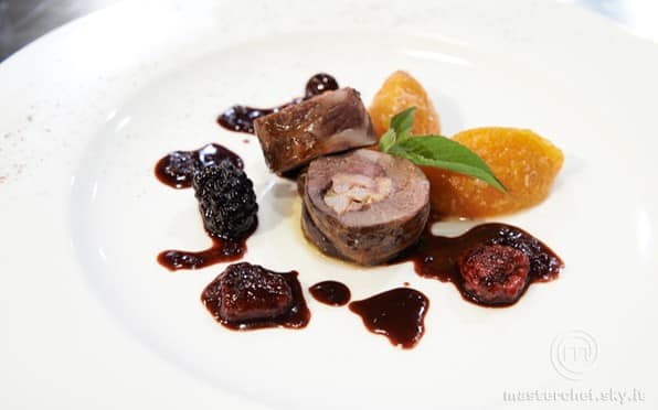 Masterchef: Germano reale in porchetta con salsa peperata | Sky