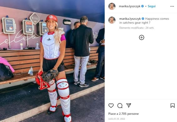 Baseball, Marika Lyszczyk sarà la prima donna in una squadra maschile ...