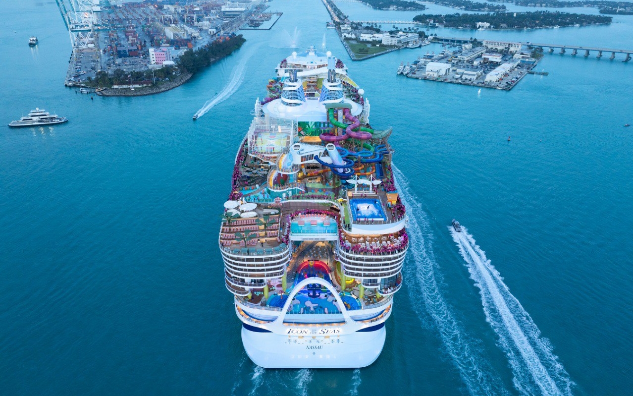 La nave da crociera più grande del mondo di Royal Caribbean è pronta a ...