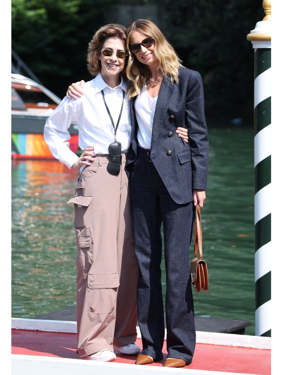 Emanuela Fanelli, l'arrivo al Lido per l'inaugurazione della Mostra del ...