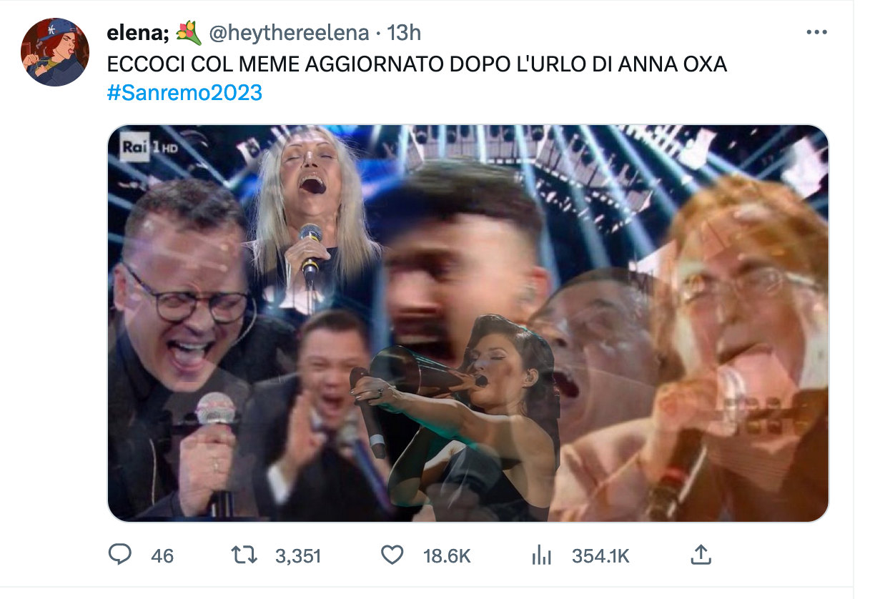 Sanremo 2023, i meme più divertenti sulla prima serata del Festival ...