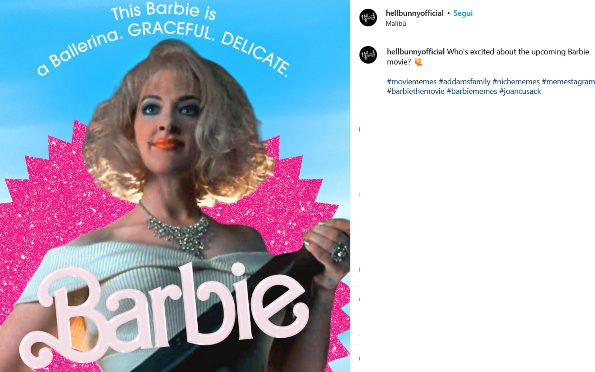 Barbie, i meme e le risposte social delle celebrity sul film