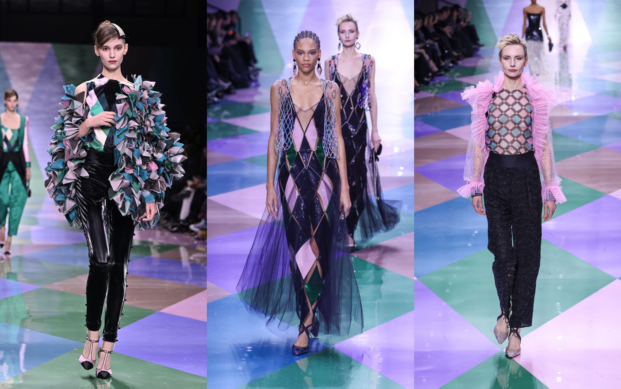 Paris Haute Couture 2023, i look della sfilata Giorgio Armani Privé