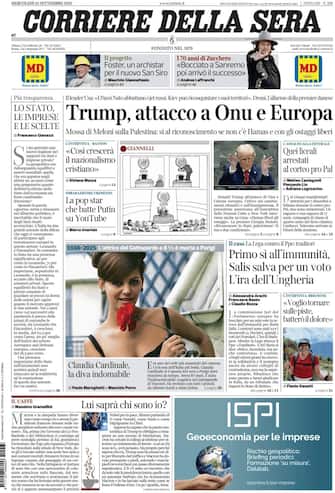 Le prime pagine dei quotidiani di oggi 24 settembre: la rassegna stampa | Sky TG24